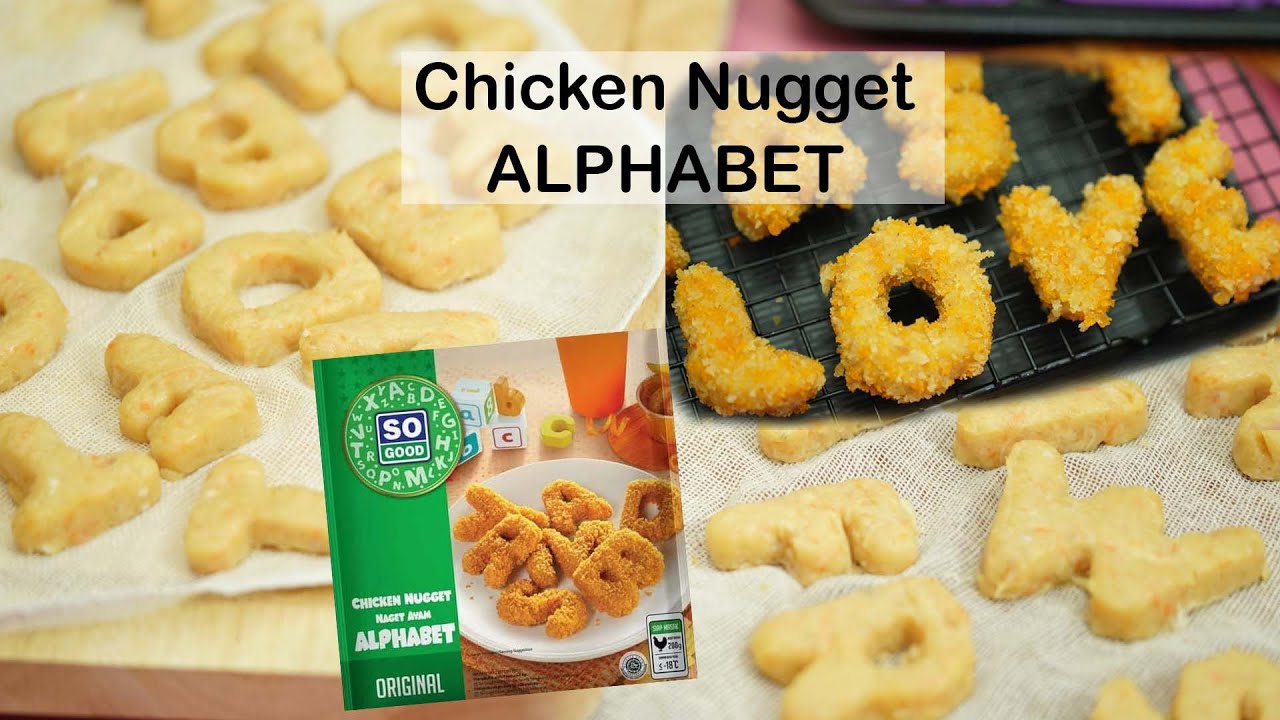 Chicken Nugget MOTIF LUCU ALPHABET - YouTube