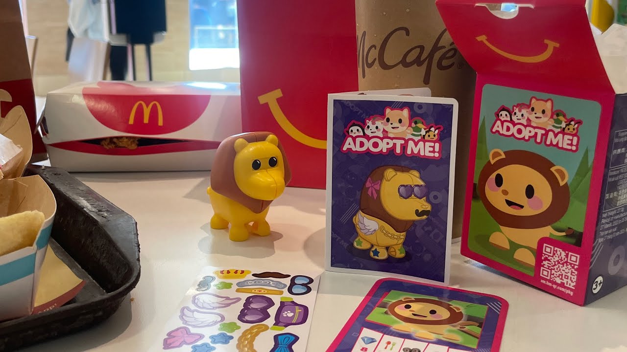 LION “Adopt Me!” Animal Toys @ McDonald’s Philippines | Happy Meal Toys ...