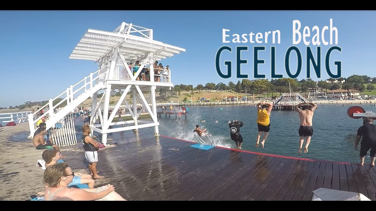 Eastern Beach, the most popular swimming and recreation area in Geelong ...