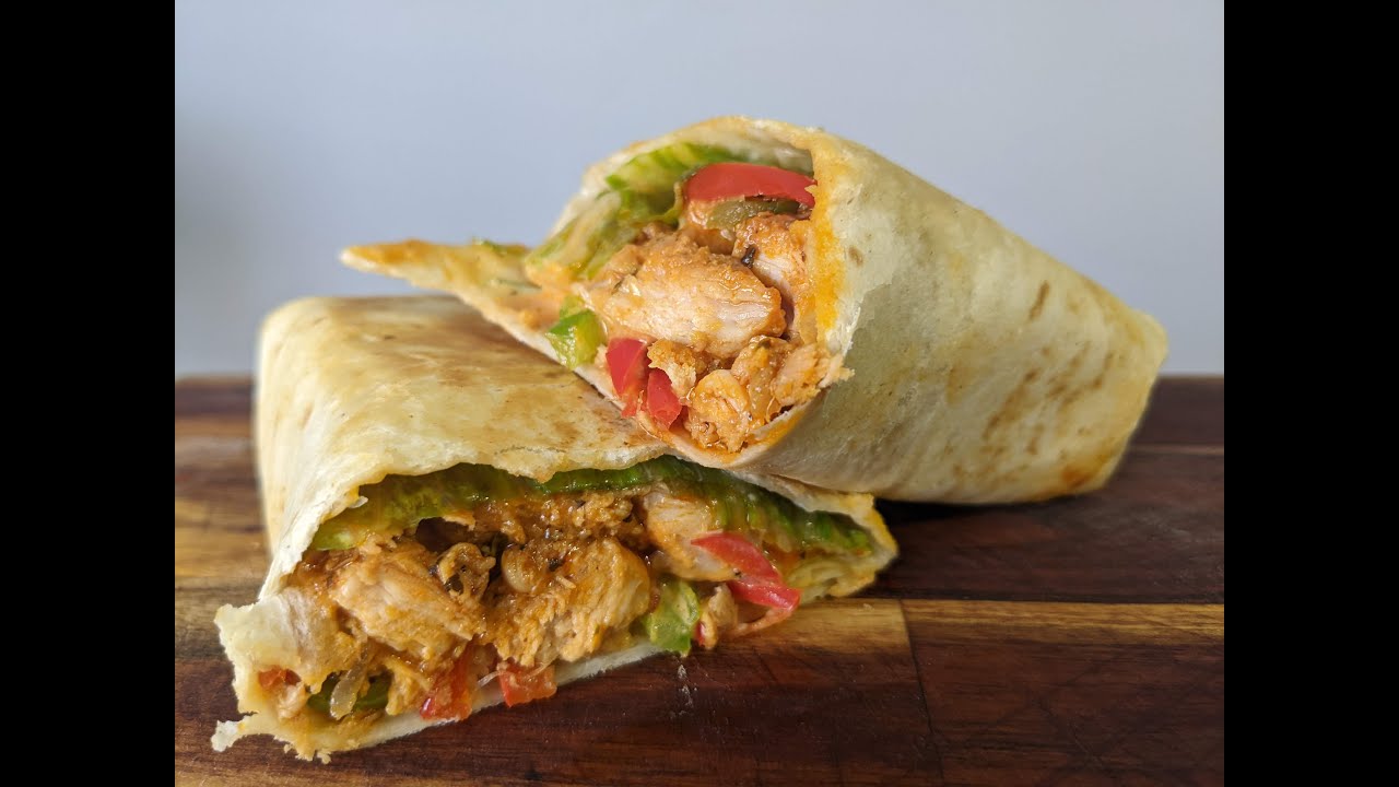 Chicken Wrap, Quick And Easy Recipe, Best for Lunch - YouTube
