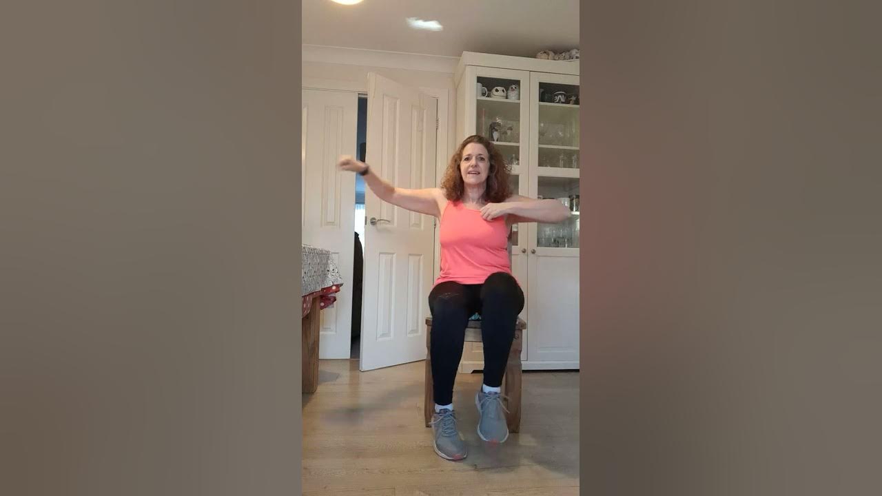 Standing and Seated Exercises with a Velcro German Shorthaired Pointer ...