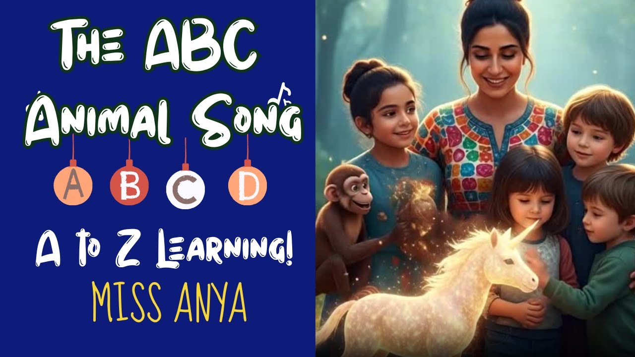 The ABC Animal Song | Learn the Alphabet with Funny Animals | Nursery ...