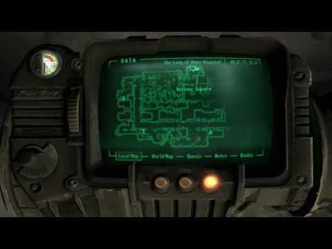 Fallout 3: Medicine Book Location - Our Lady of Hope Hospital 1F - YouTube