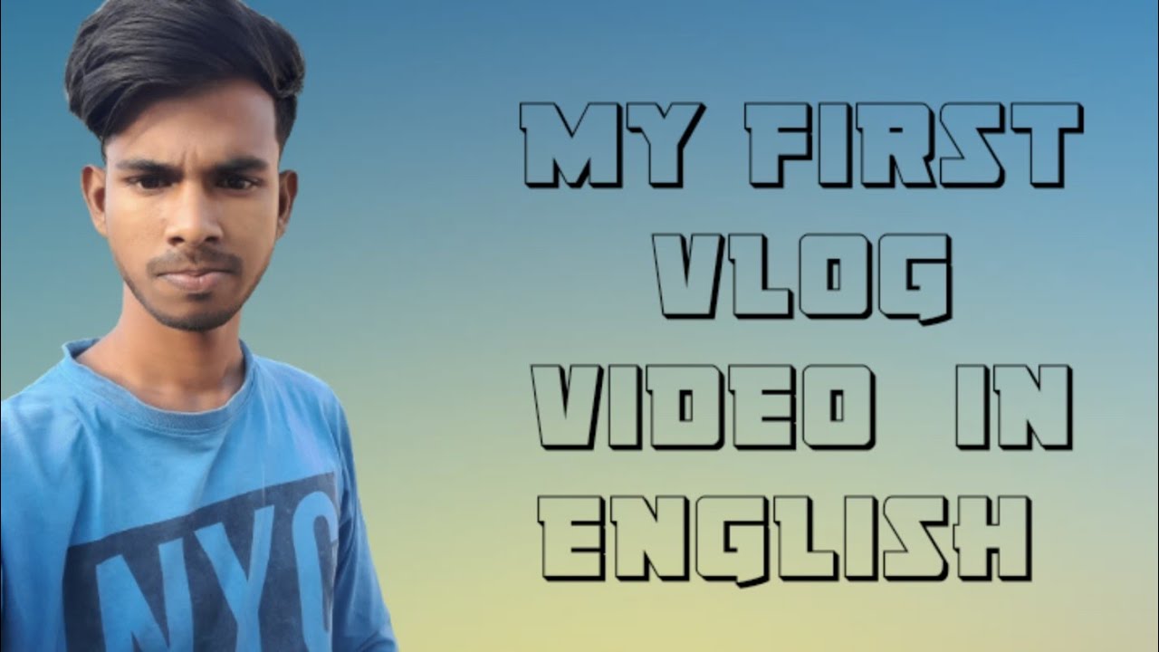 My first english vlog video ll dehati english vlogger ll - YouTube