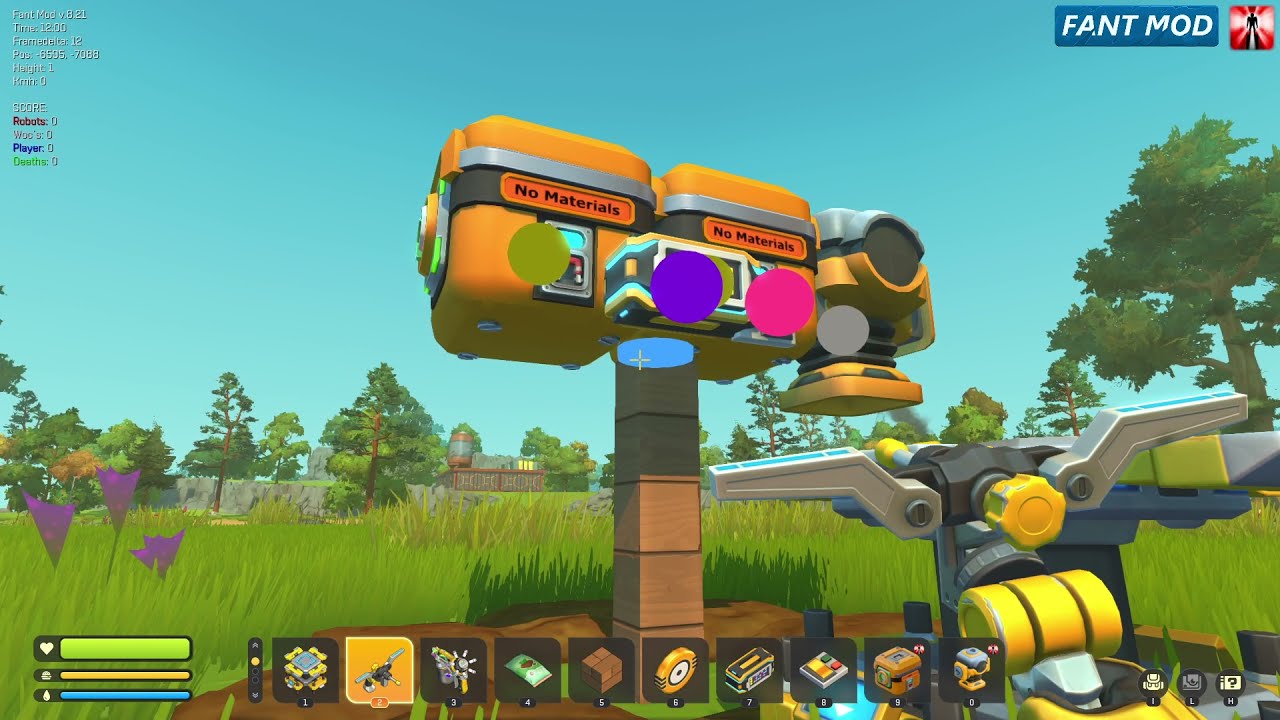 Scrap Mechanic Modded | How To Setup a Modded Rotating Auto Farm - YouTube