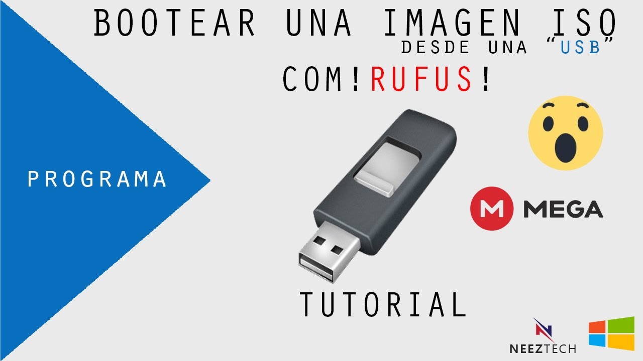 Como Crear Usb Booteable Memoria Con Rufus Portable