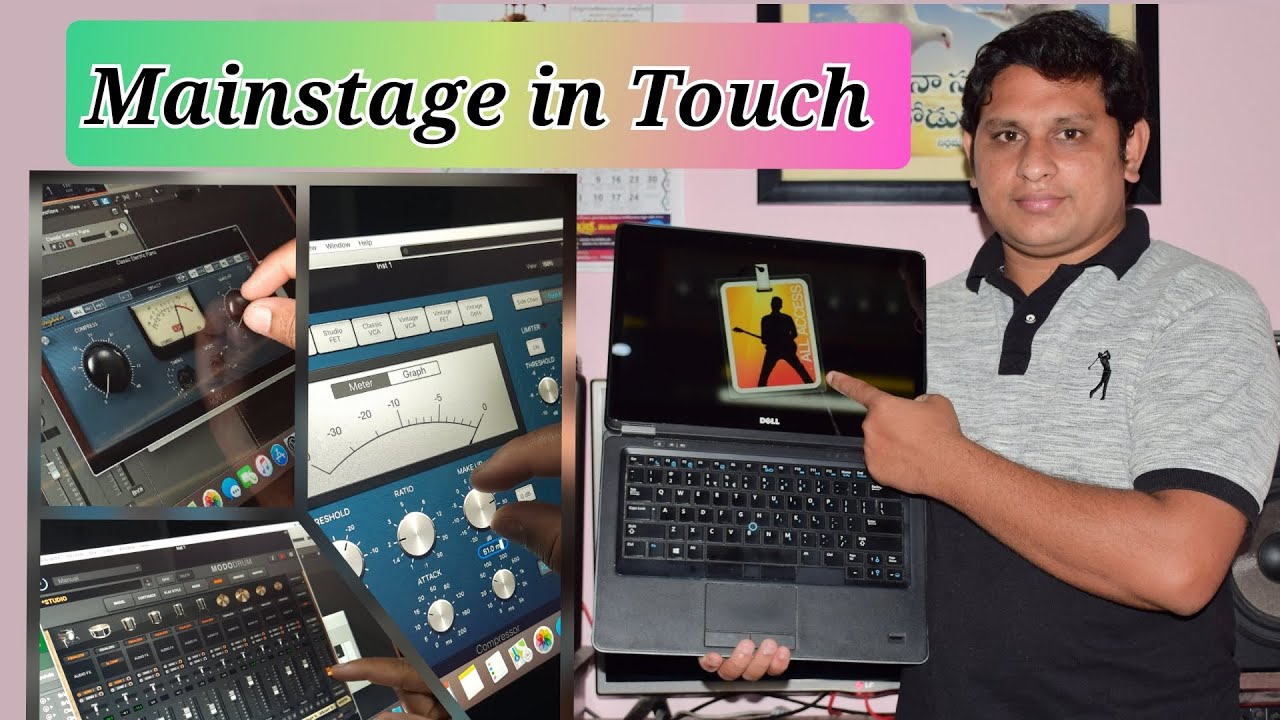 Mainstage in Windows on The Touch Screen Laptop || తెలుగులో. - YouTube