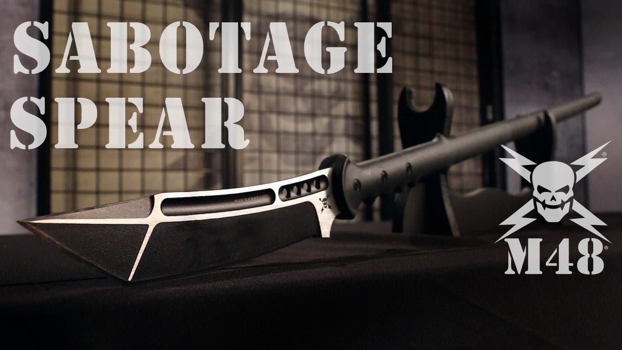 M48 Sabotage Tactical Survival Spear - YouTube