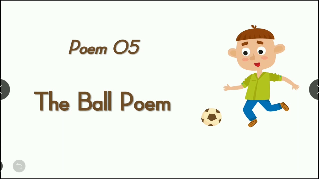 10th English [NCERT] Poem 05 - The Ball Poem - Lecture 17 - YouTube