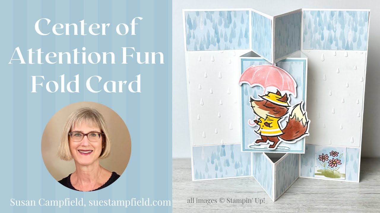 Super Fun! "Center Of Attention" Fun Fold Card - YouTube