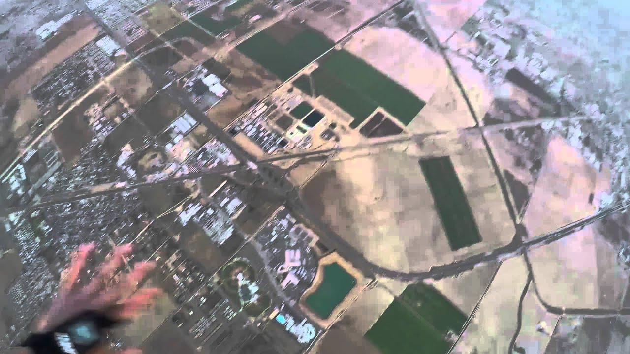 Skydive Parris Baloon Gainer Jump - 1st Balloon Jump - YouTube