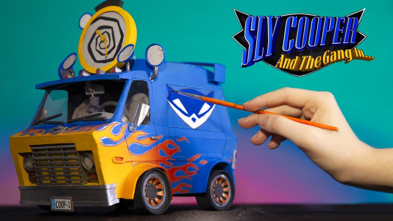 Miniature Sly Cooper Van DIY - YouTube