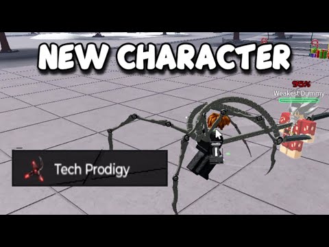 TECH PRODIGY CHARACTER SHOWCASE IN THE STRONGEST BATTLEGROUNDS UPDATE ...