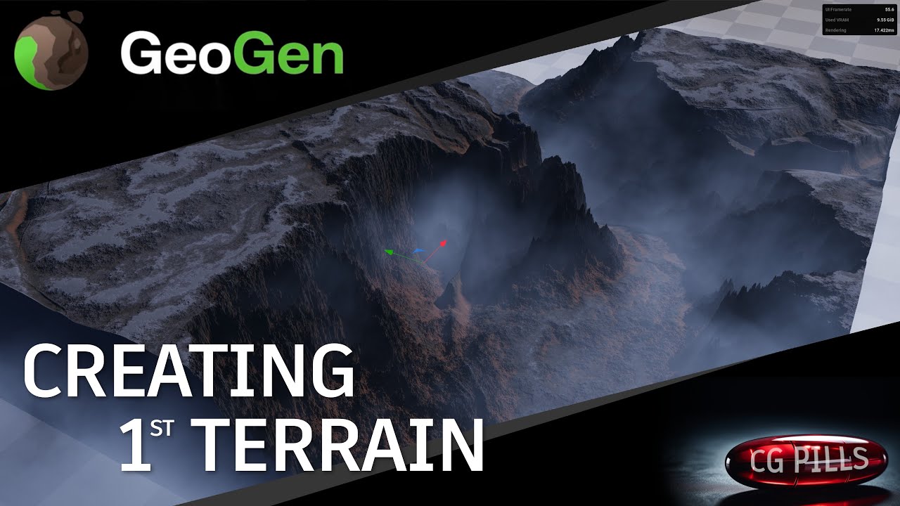 JangaFX GeoGen - Free Courseware : Creating 1st terrain - YouTube
