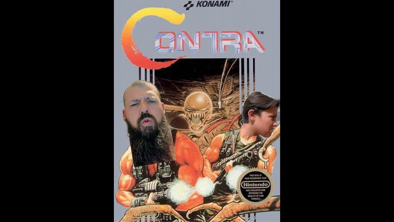 Playing Contra With My Son - YouTube