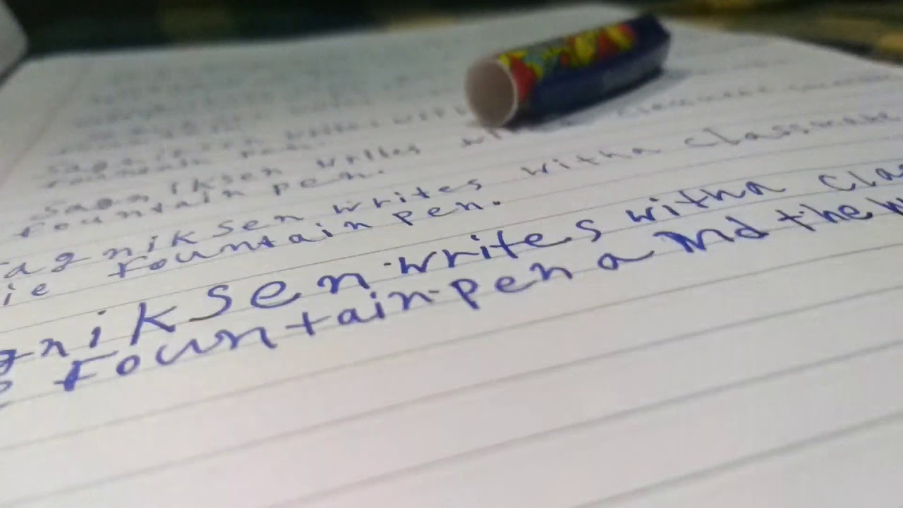 My classmate smoothie fountain pen🖋 🖋 - YouTube