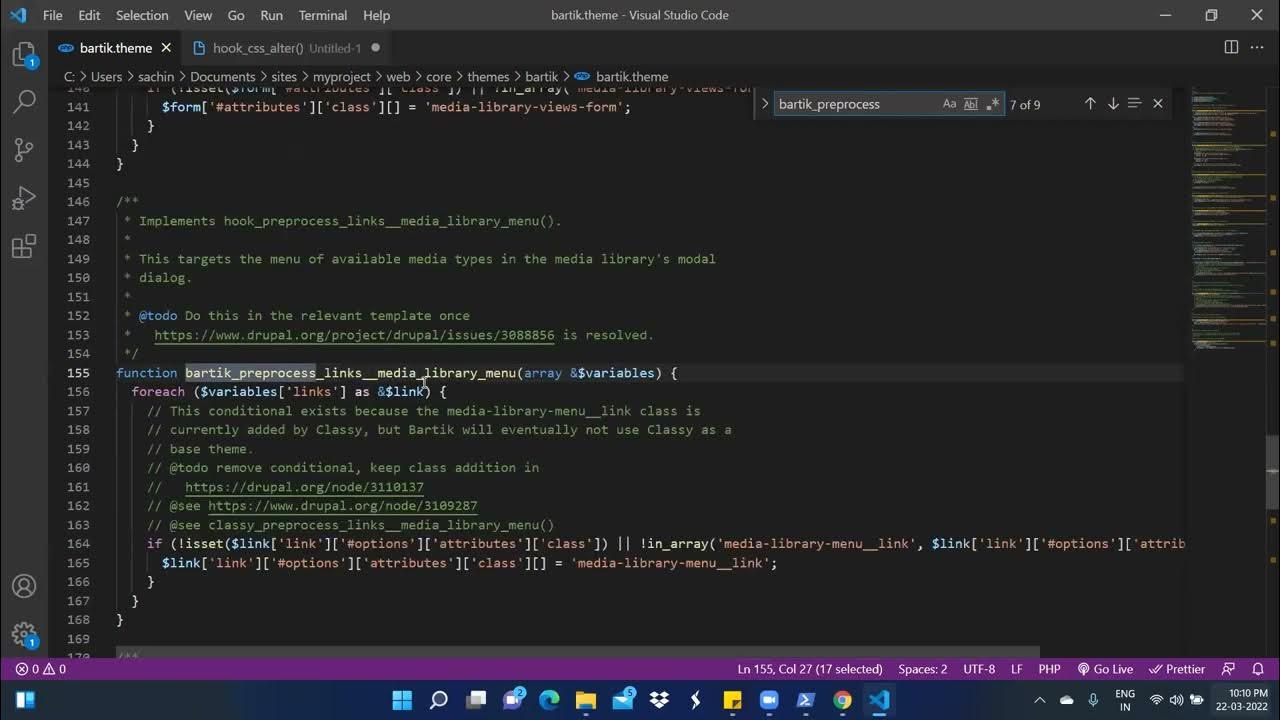 What Are Preprocess Functions For Drupal 8 Drupal 9 Youtube