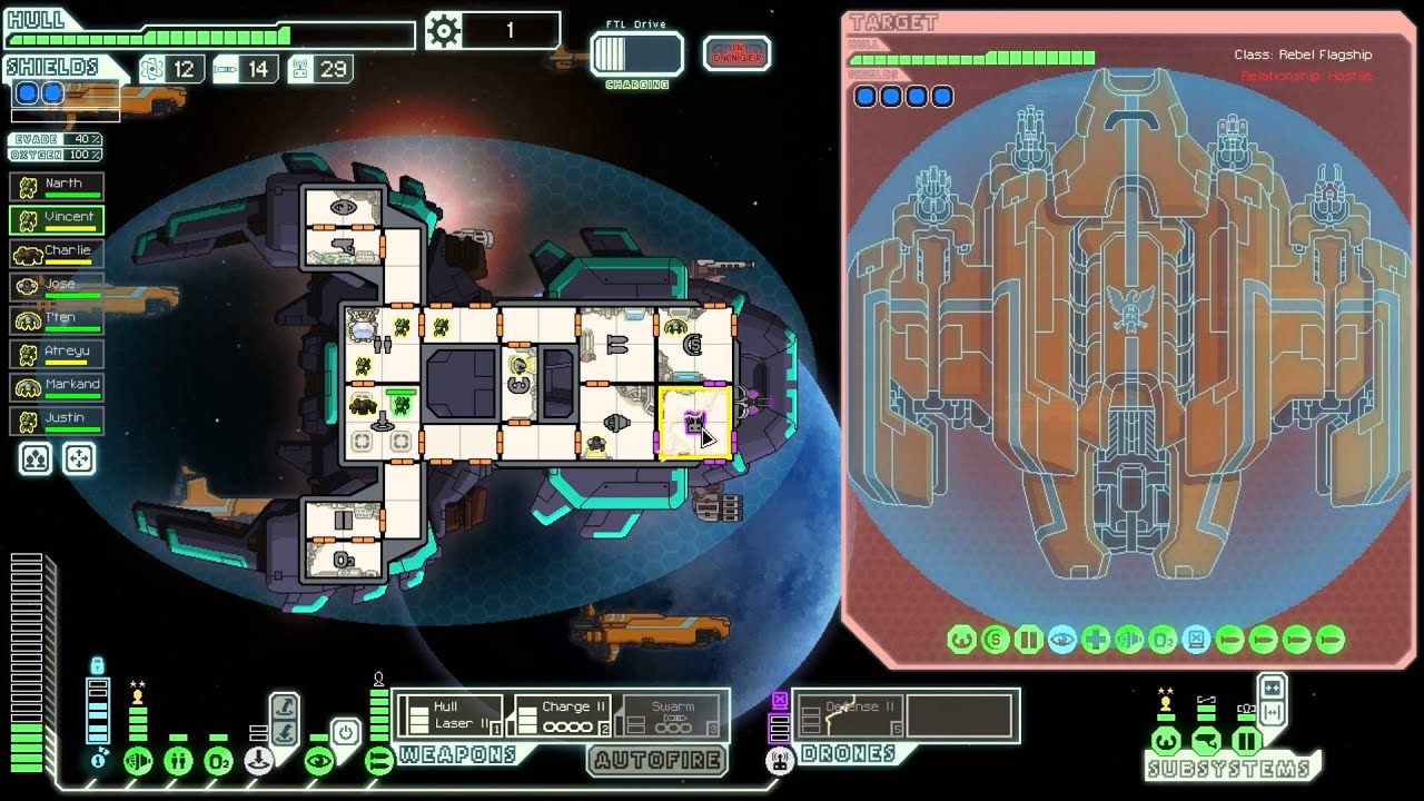FTL - Advanced Edition - Run 25 - Mantis Cruiser - Flagship Fight - YouTube