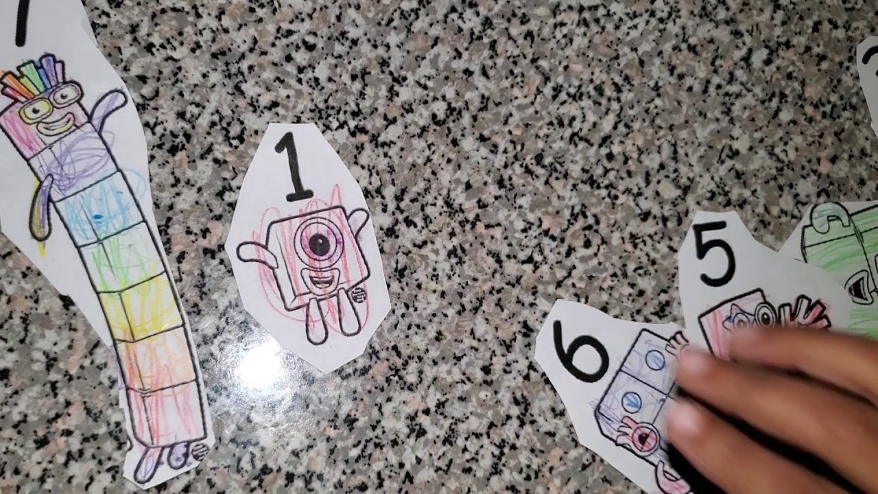 Sumando con los números bloque ( number blocks) - YouTube