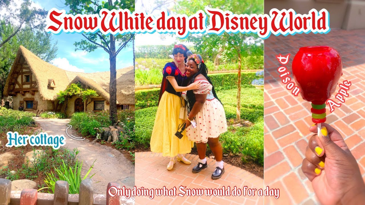 🍎 Having a Snow White themed day at Magic Kingdom 🥧 - YouTube