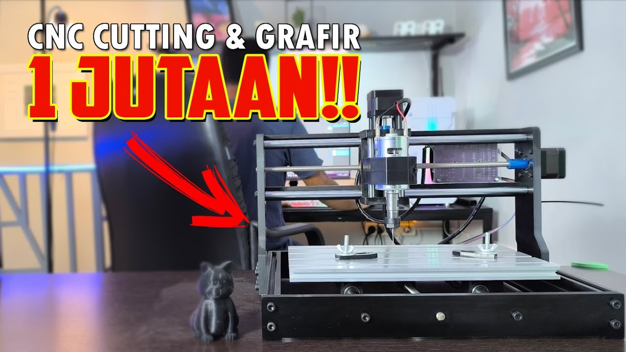 CNC ROUTER 1JUTAAN‼️ Bisa potong dan grafir Akrilik pcb plastik dan ...