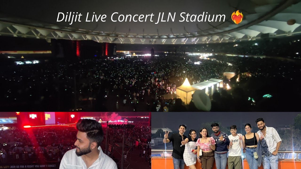 DIL-LUMINATI Tour Diljit Day 2 Delhi || JLN Stadium Silver tickets ...