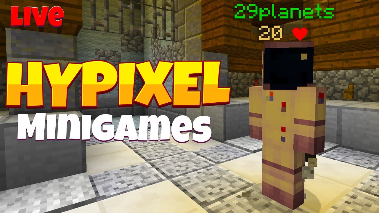 Hypixel Minigames Livestream #33 - YouTube