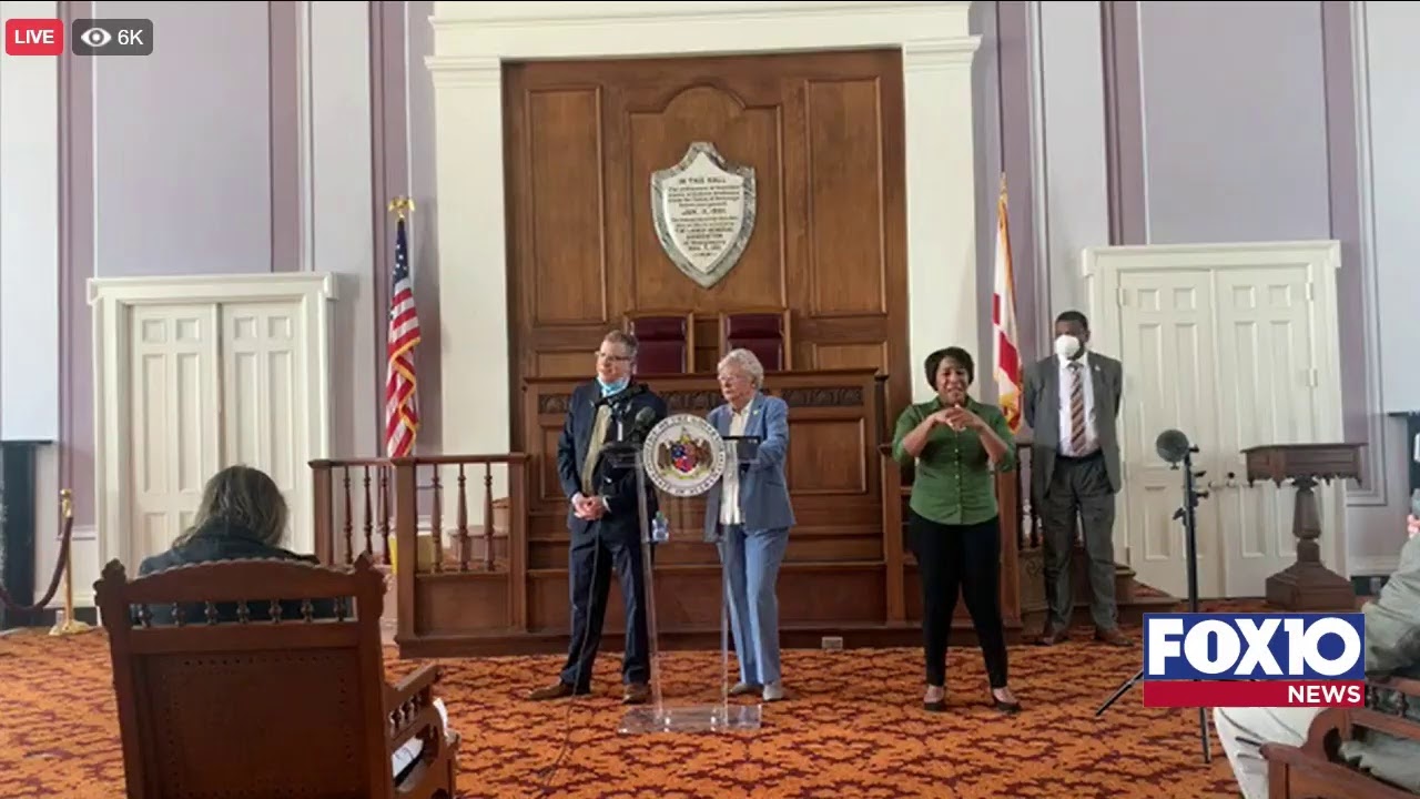 Alabama Gov. Ivey holds press conference to give COVID-19 update - YouTube