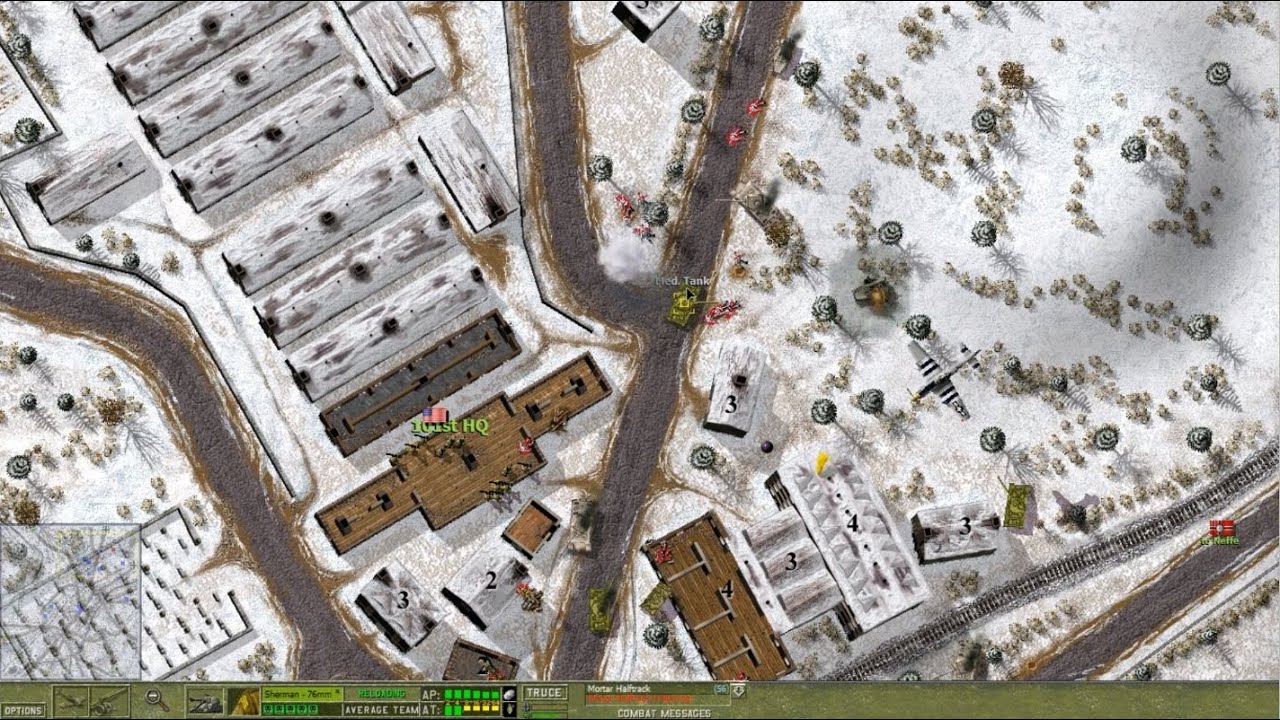 Close Combat 4: The Battle of the Bulge - Battles - YouTube