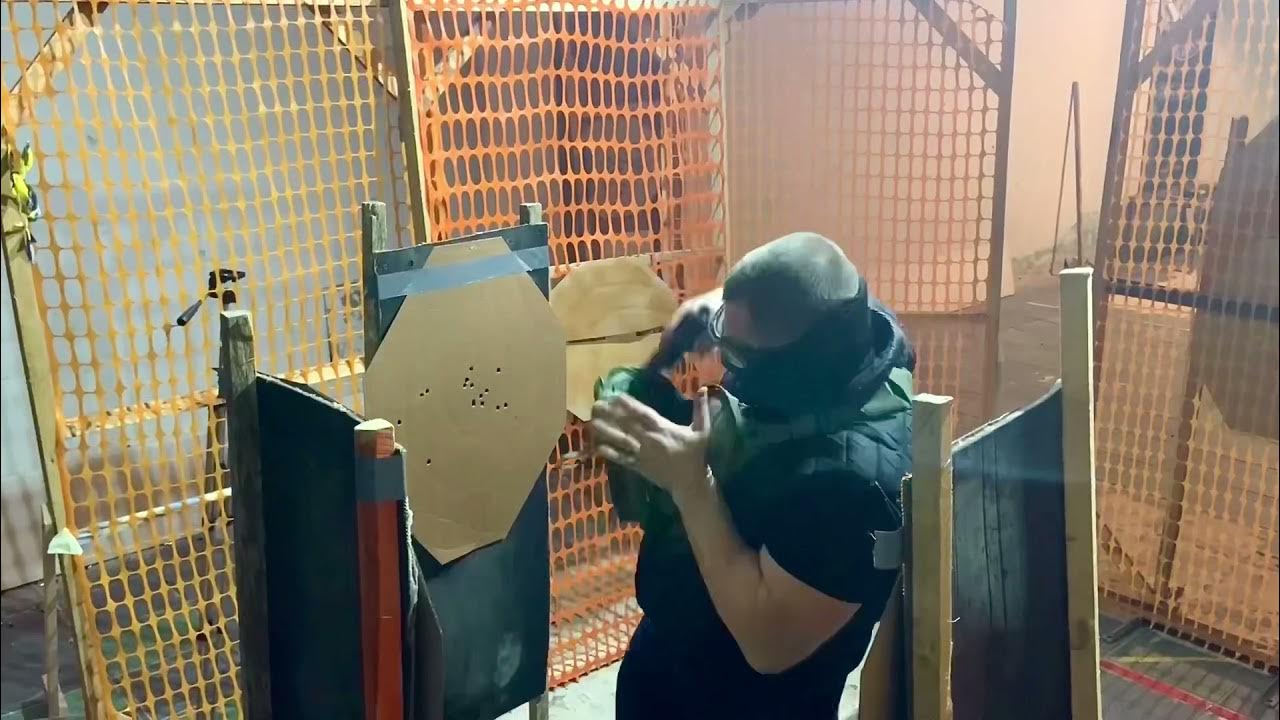 Demonstration of short-range shooting techniques - YouTube