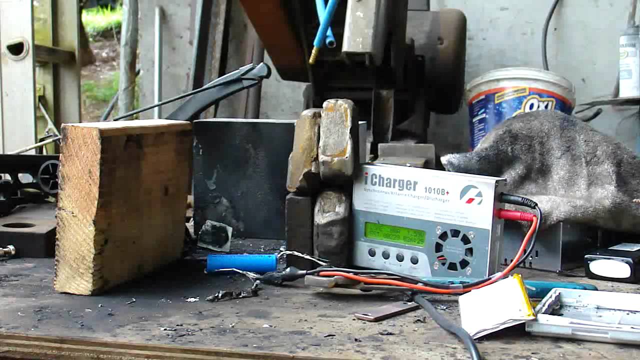 Ultimate lithium battery destructive tests highlights. :) LiPo, LiPoly ...