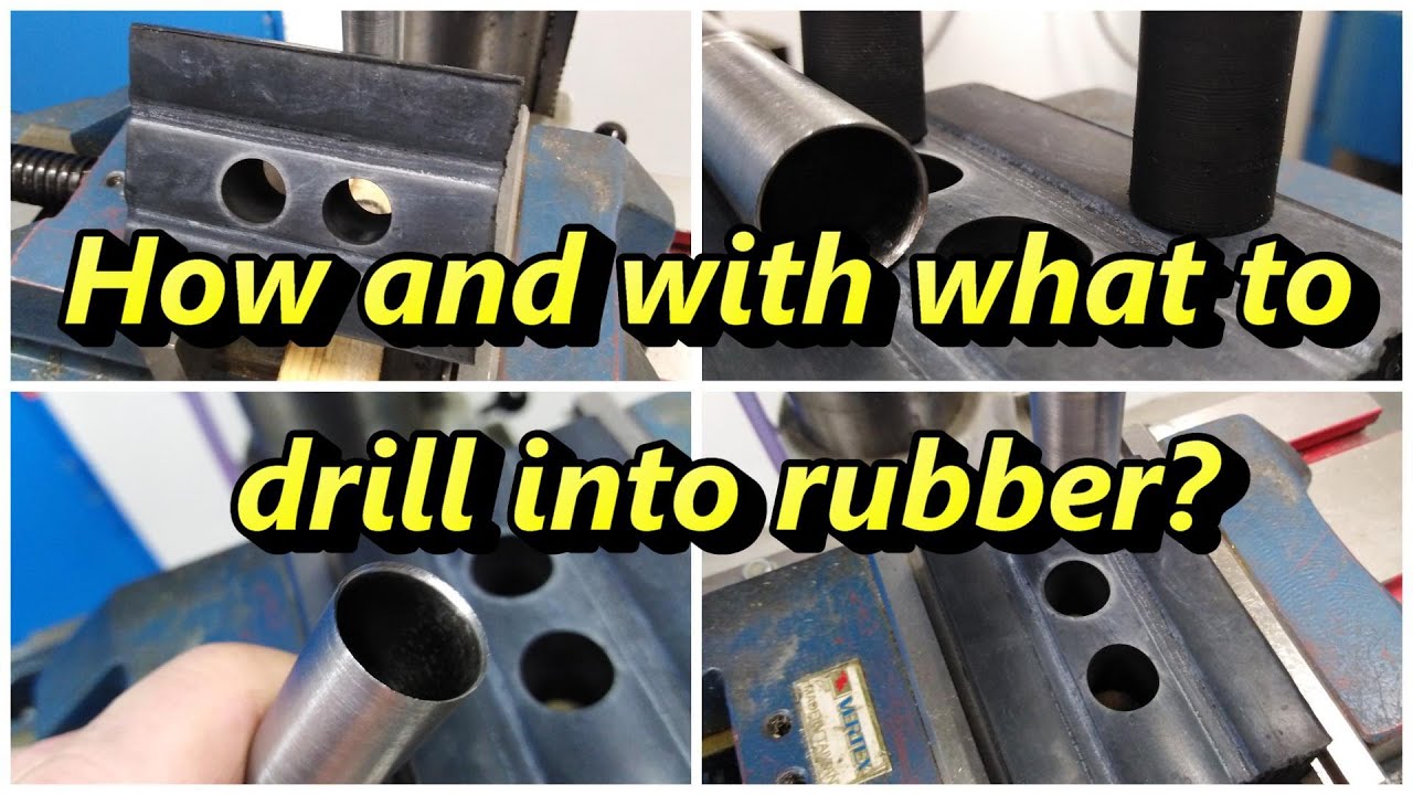 How and with what to drill into rubber? Hobby technology. Jak a čím ...