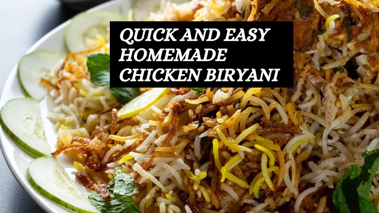 Best Chicken Biryani recipe /Quick and Easy Chicken Biryani recipe & طرز تهیه بیریانی مورغ 👌🌶 ...