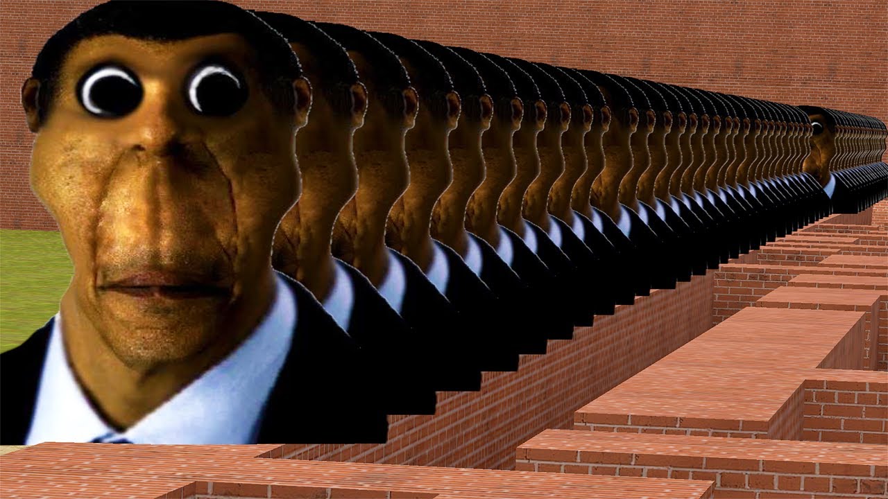 too much Obunga in MAZE Gmod Nextbot - YouTube