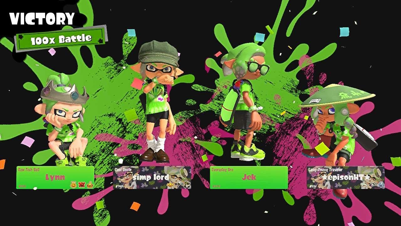 Splatoon 3- 100x Battle Team Fame #2- Money/Fame/Love Splatfest - YouTube