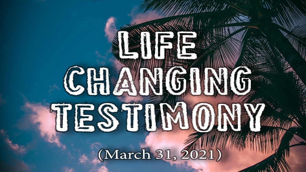 Life Changing testimony - YouTube