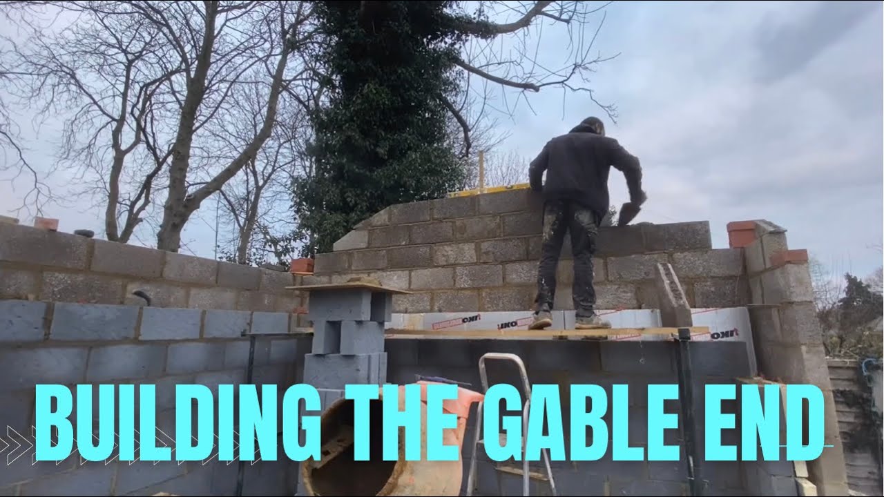 Building a gable end - YouTube