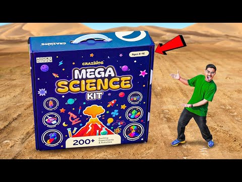 Crazy XYZ New Video :CRAZINOS Mega Science Kit Unboxing 😱 | Do Experiments Really Work?