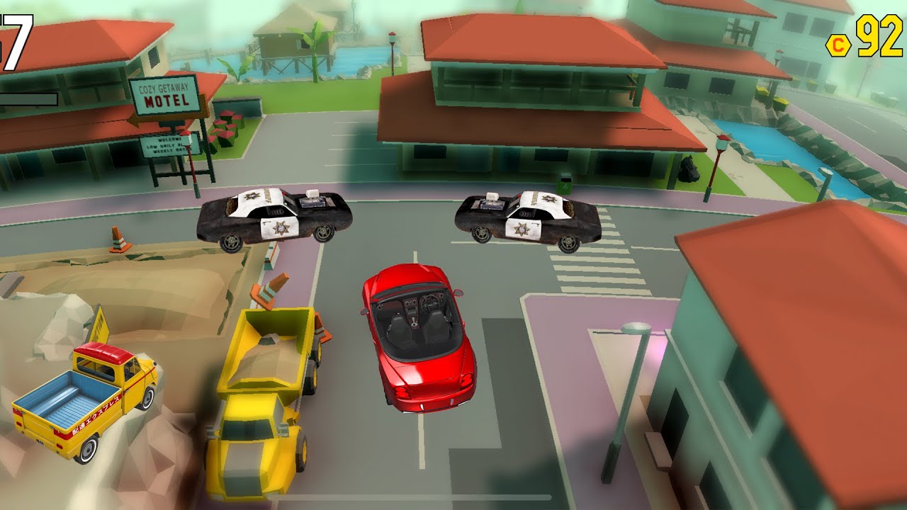 Reckless Getaway 2 - All Levels Gameplay (Stage 1-5) iOS / Android Fish ...