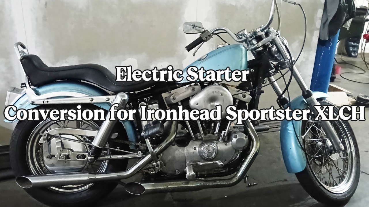 DIY - Electric Starter Conversion For Harley Davidson Ironhead ...