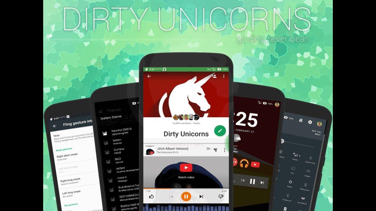 Dirty Unicorn v10.5 [Android 6.0.1] For OnePlus Three (Rain) - YouTube