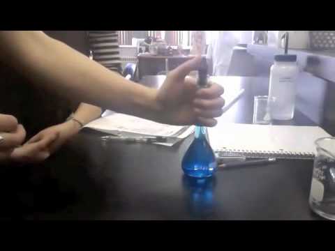 Preparing and Diluting a Standard Solution - YouTube