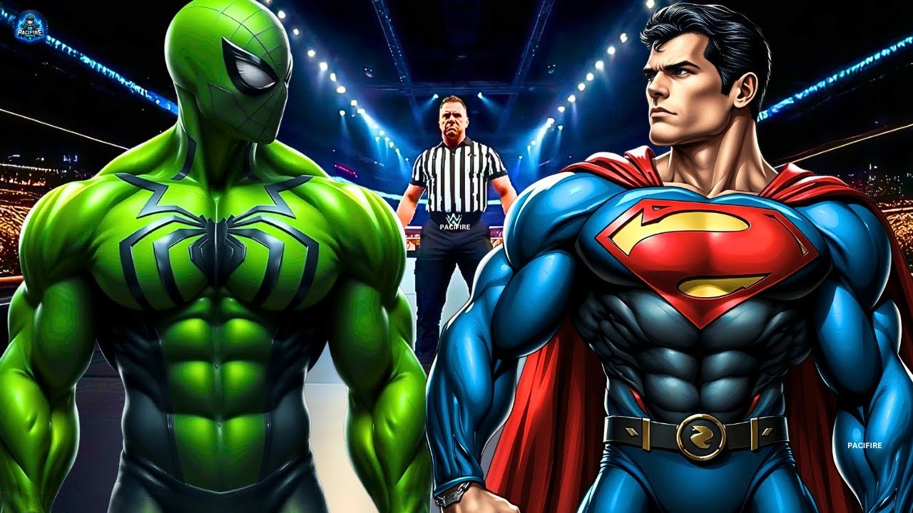 Green Spider-Man Vs Superman - Epic Battle | Marvel Vs DC Superhero ...