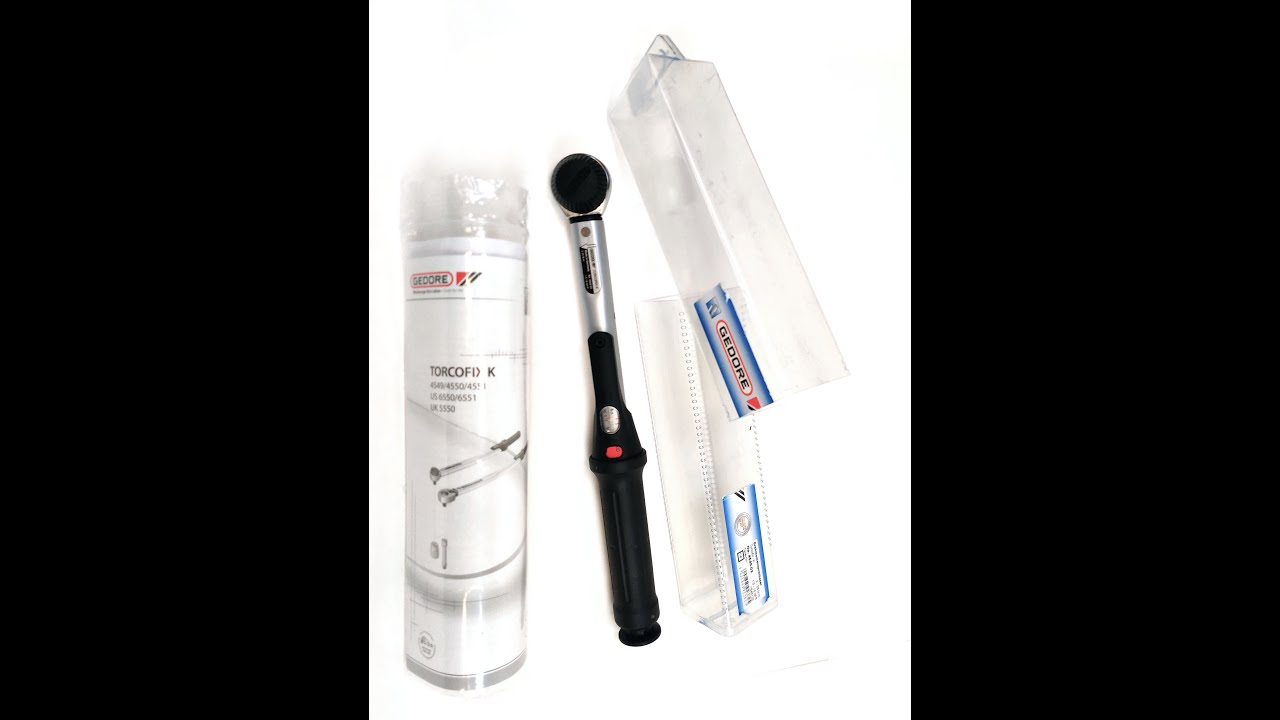 Gedore 4549-02 1/4" Drive Torque Wrench TORCOFIX K 2-25 Nm, 1.5-18 lb ...