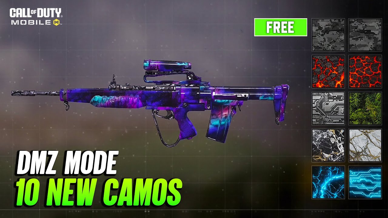 10 Free Animated Camos from DMZ: Recon Mode CODM - Preview - COD Mobile ...