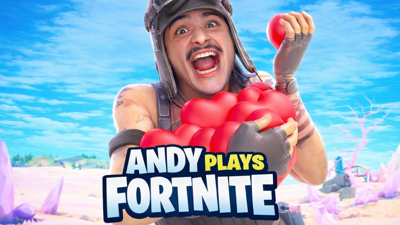 BEST SWITCH PLAYER TRIES NEW VALENTINES UPDATE! - ANDY PLAYS FORTNITE ...