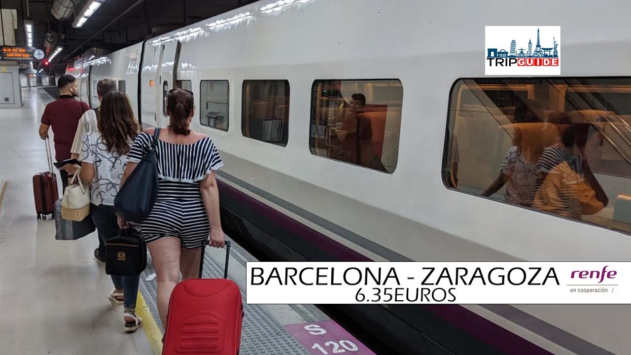 Barcelona - Zaragoza 4K | Trip Guide | Renfe High Speed Train - YouTube
