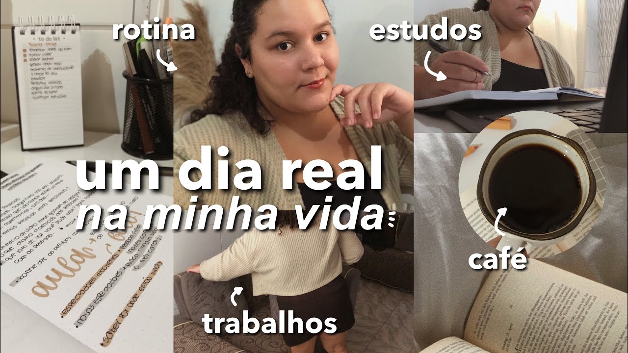 DAILY VLOG | um dia real na minha vida, trabalhos, estudos, rotina ...