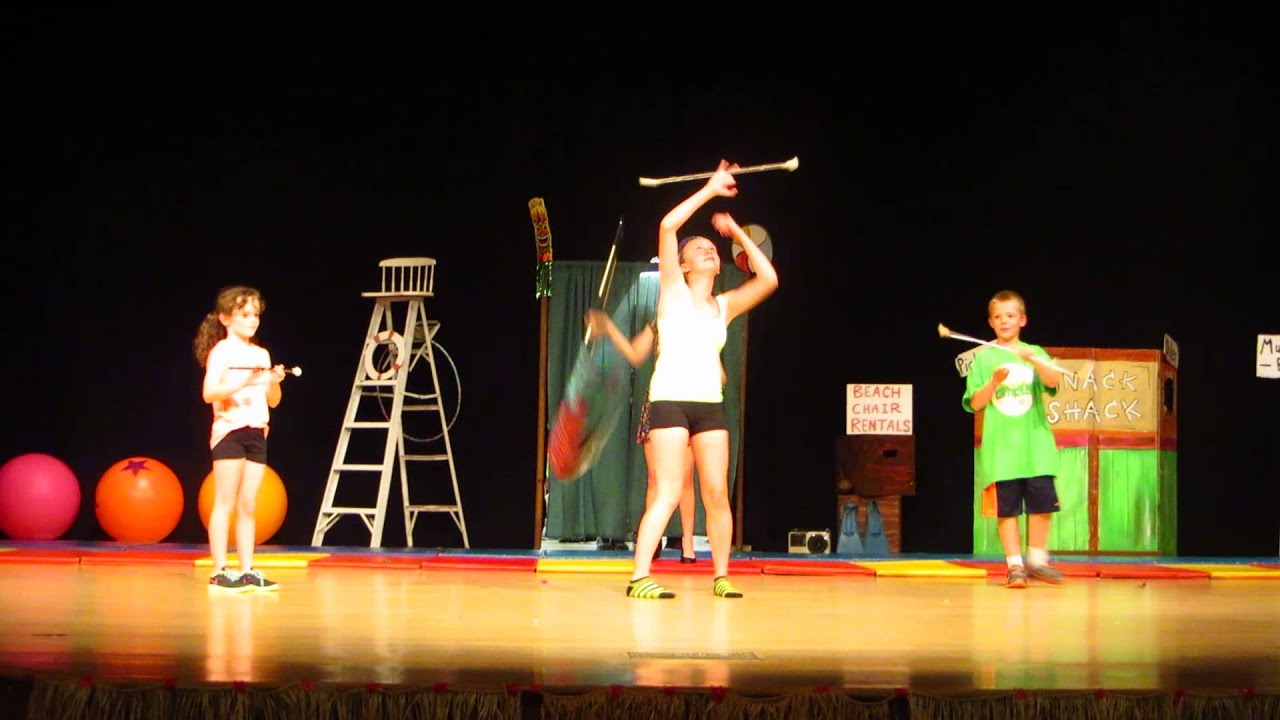 Circus Camp - Baton Performance - YouTube