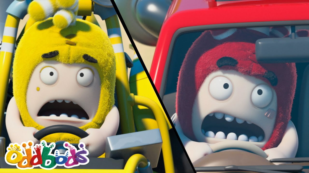Perlumbaan Hot Dog 500 🚗🔥 | Oddbods | Cute Cartoons for Kids @Oddbods ...